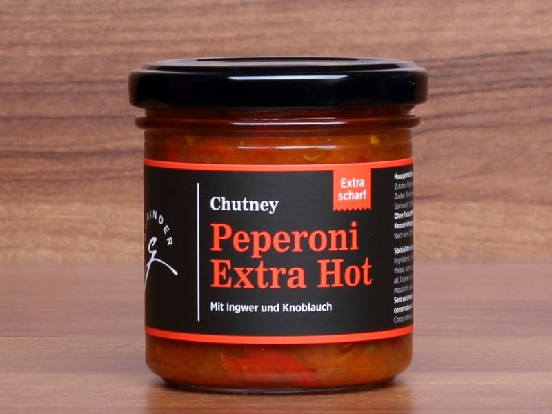 Peperoni Extra Hot Chutney - Der scharfe Genuss für Feinschmecker, Gurinder